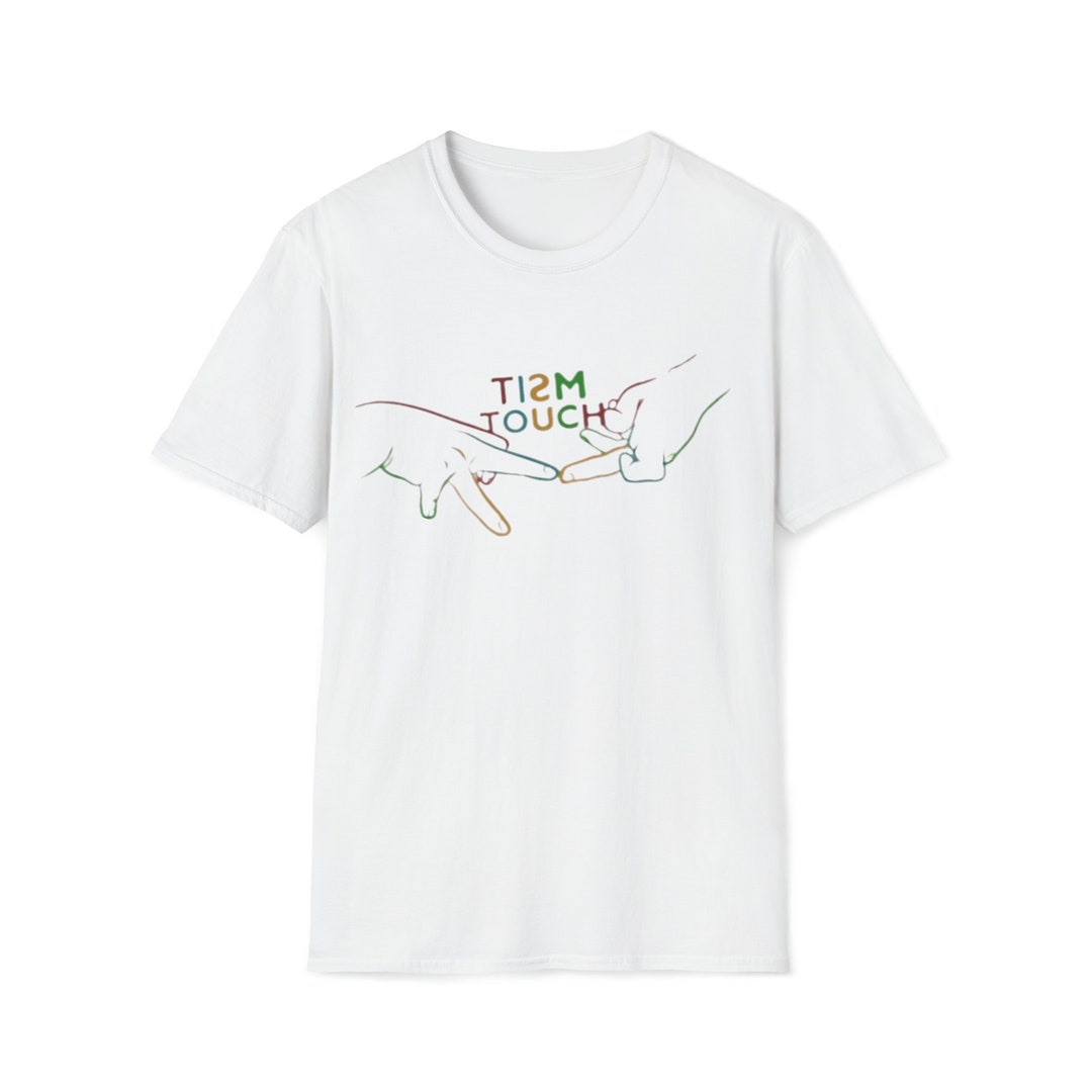Tism Touch Unisex Softstyle T-shirt Autism Support Shirt Autistic Touch ...