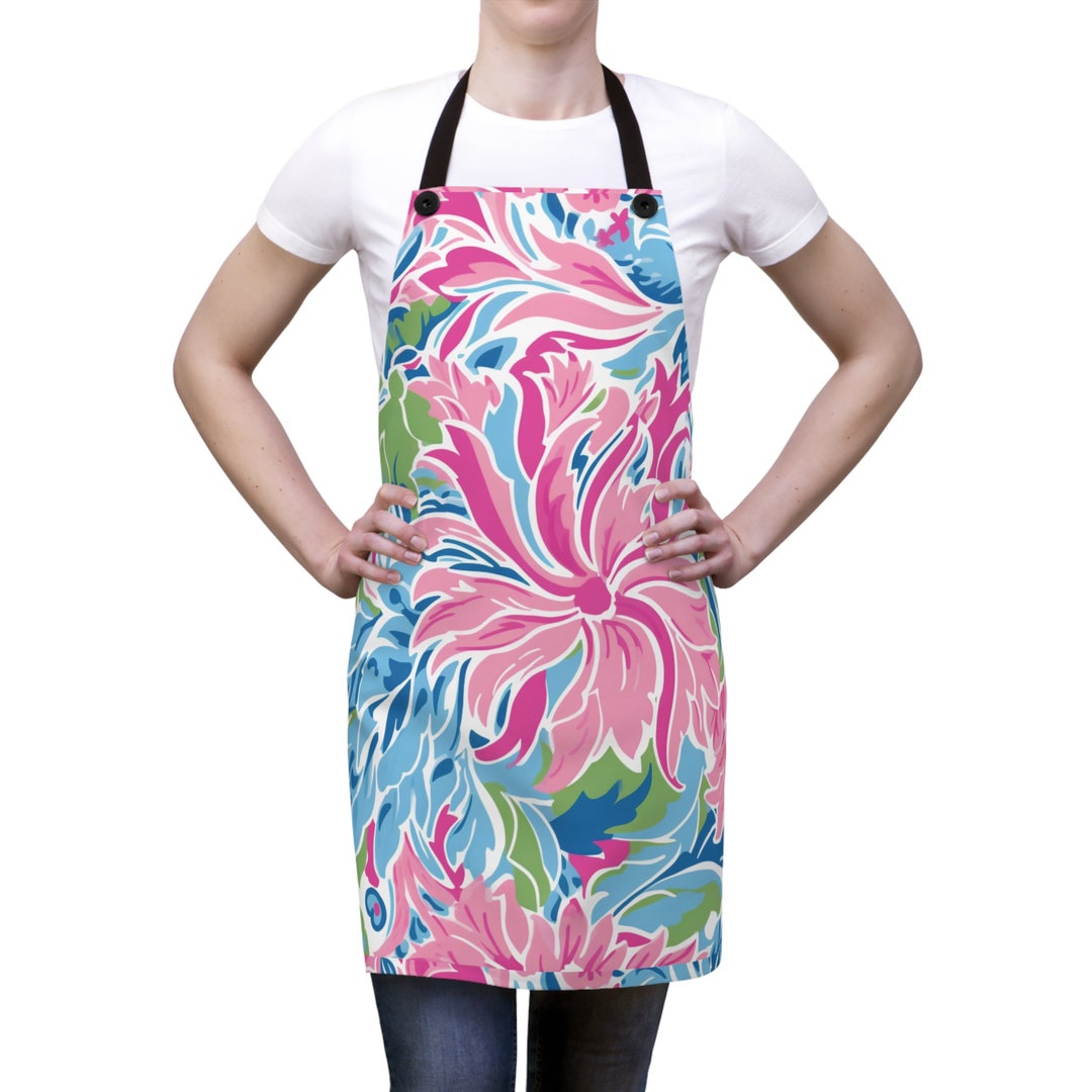 Floral Apron Sophisticated Design Custom Fashionable - Etsy