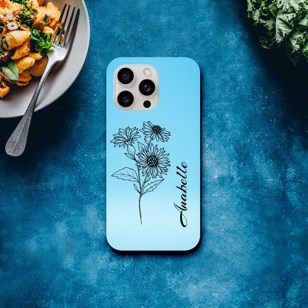 September Birth Month Flower Personalized iPhone Case, Tough Case ...