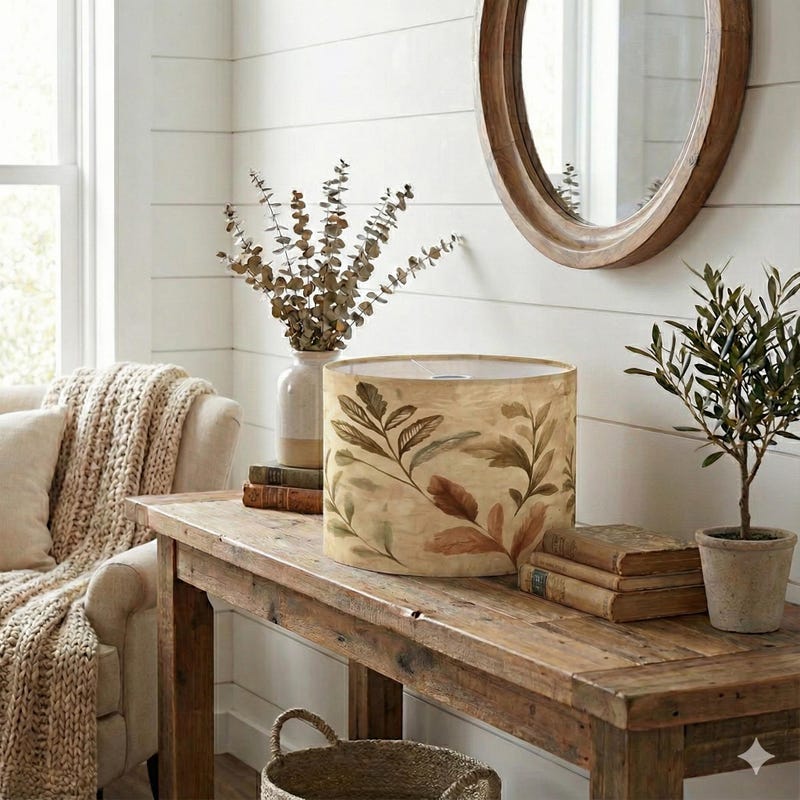 Boho Lamp Floral Shade - Etsy