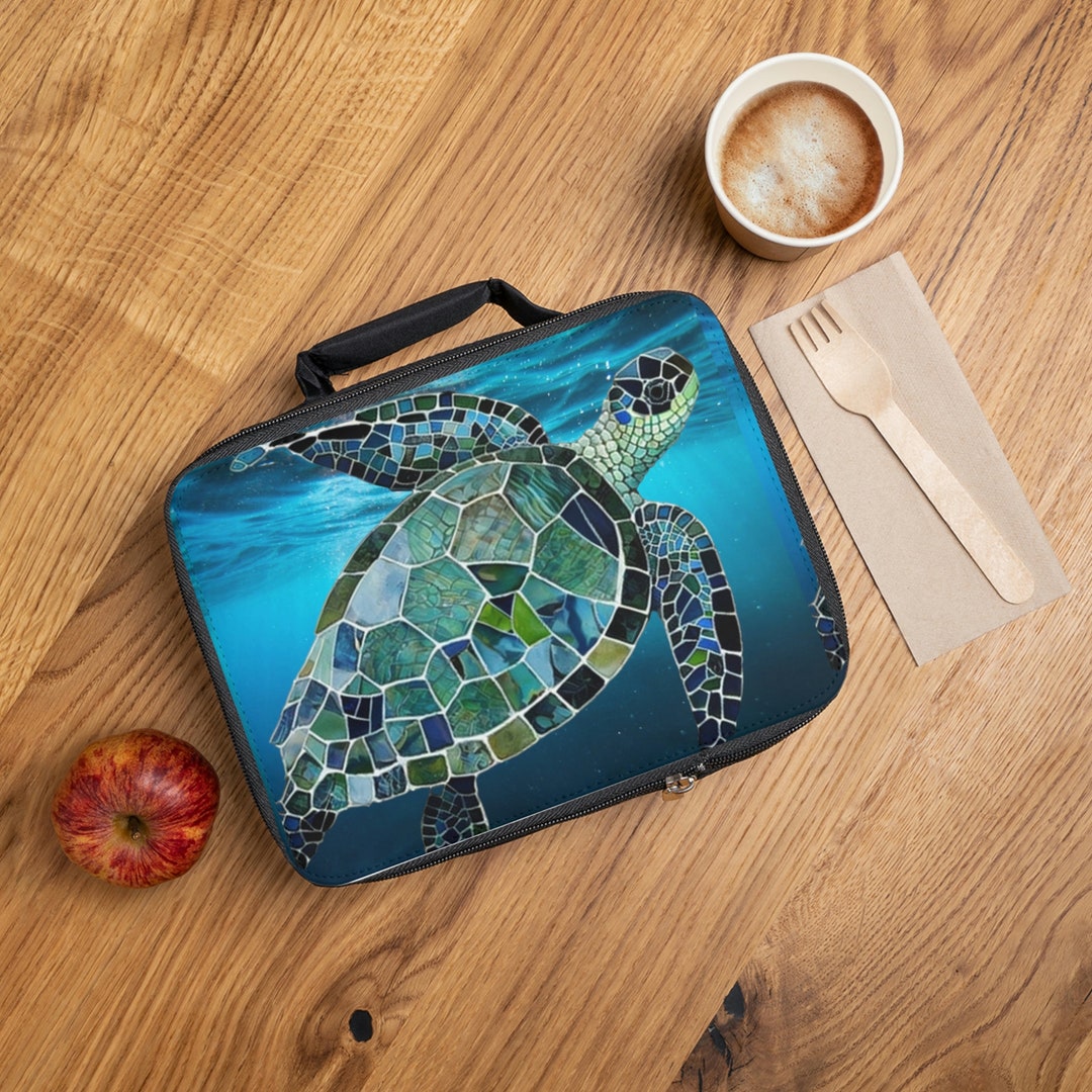 Personalized SEA Turtle Lunch Box, Kids Lunch Box, School Lunch Bag ...