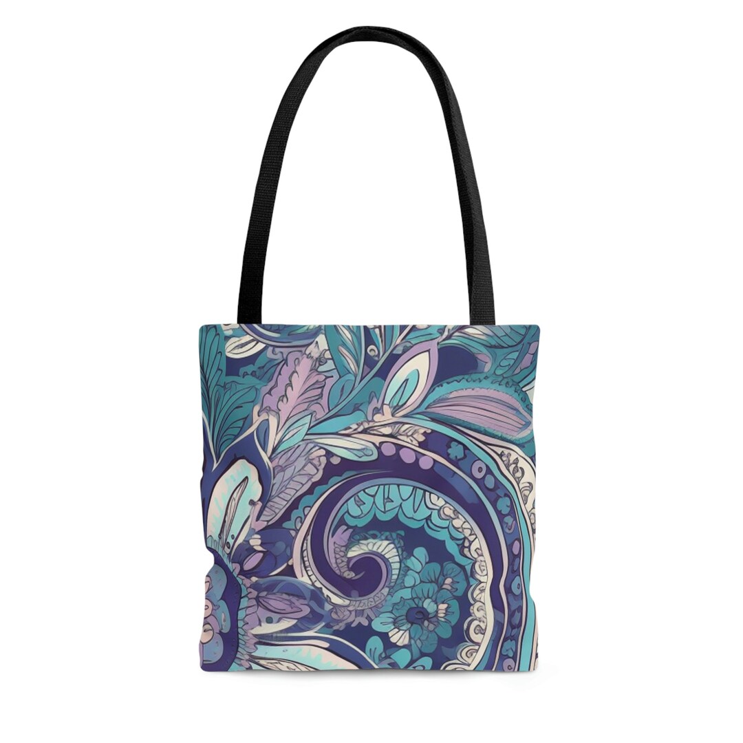 Floral Design Tote Bag,art Tote Bag, Craft Tote, Beach Bag - Etsy