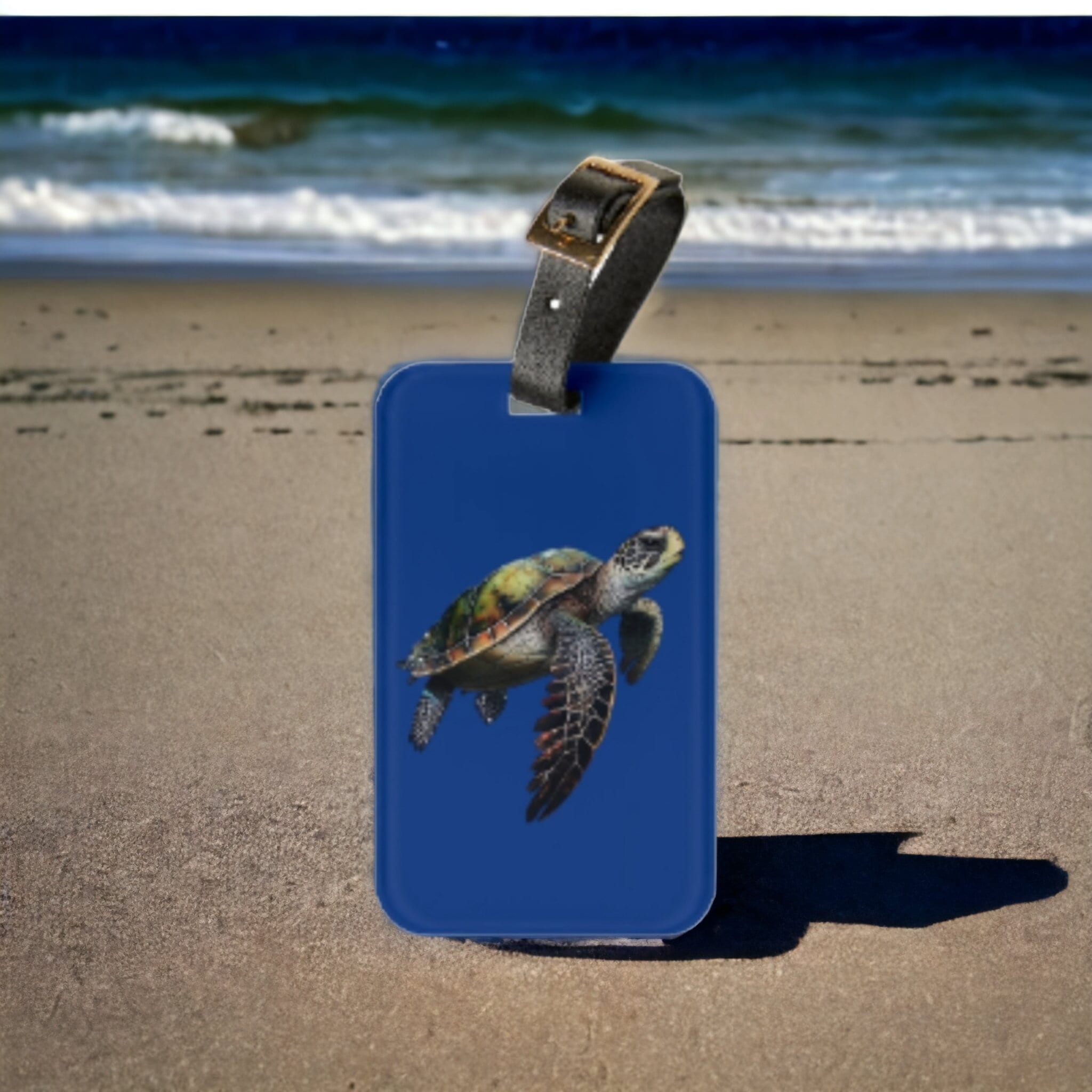 Sea Turtle Luggage Tag, Travel Tag for Suitcase - Etsy