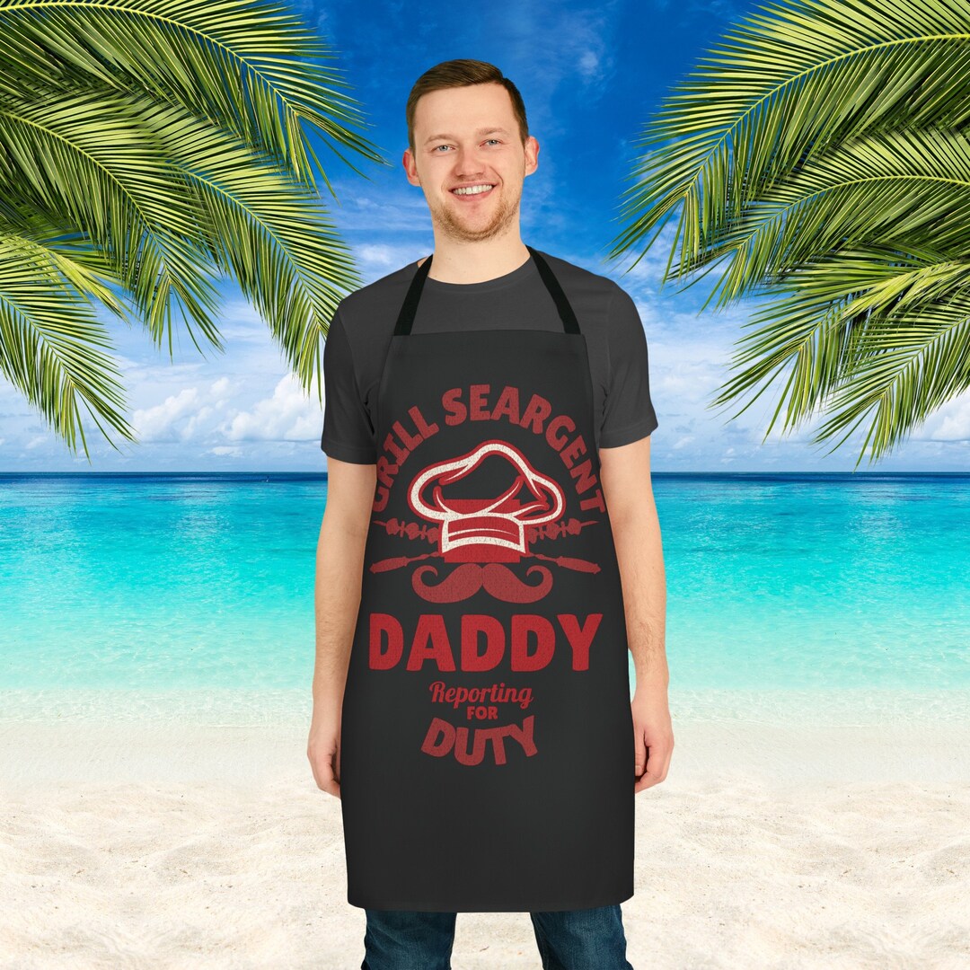 FATHER'S Day, Grill Sergeant Daddy Apron, Gift for Dad - Etsy
