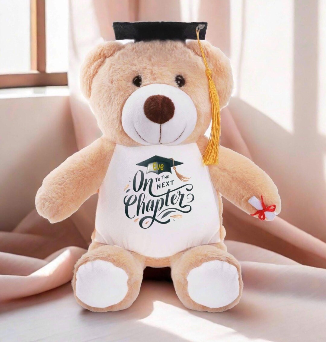 Personalized Graduation Teddy Bear Gift – "on to the Next Chapter ...