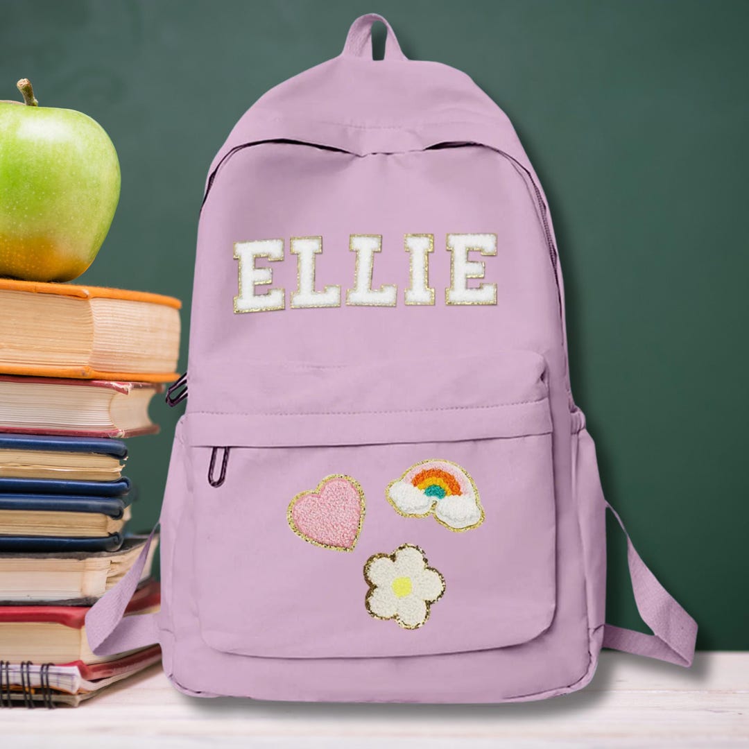 Custom Backpack With Name And-or Personalized Lunch Box, Personalized ...