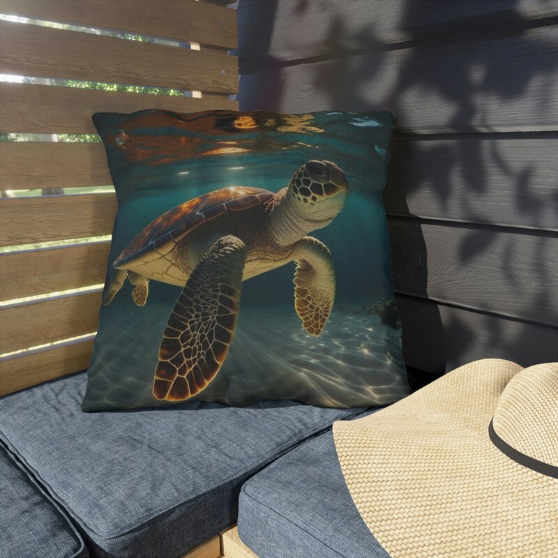 Sea Turtle Pillow - Etsy