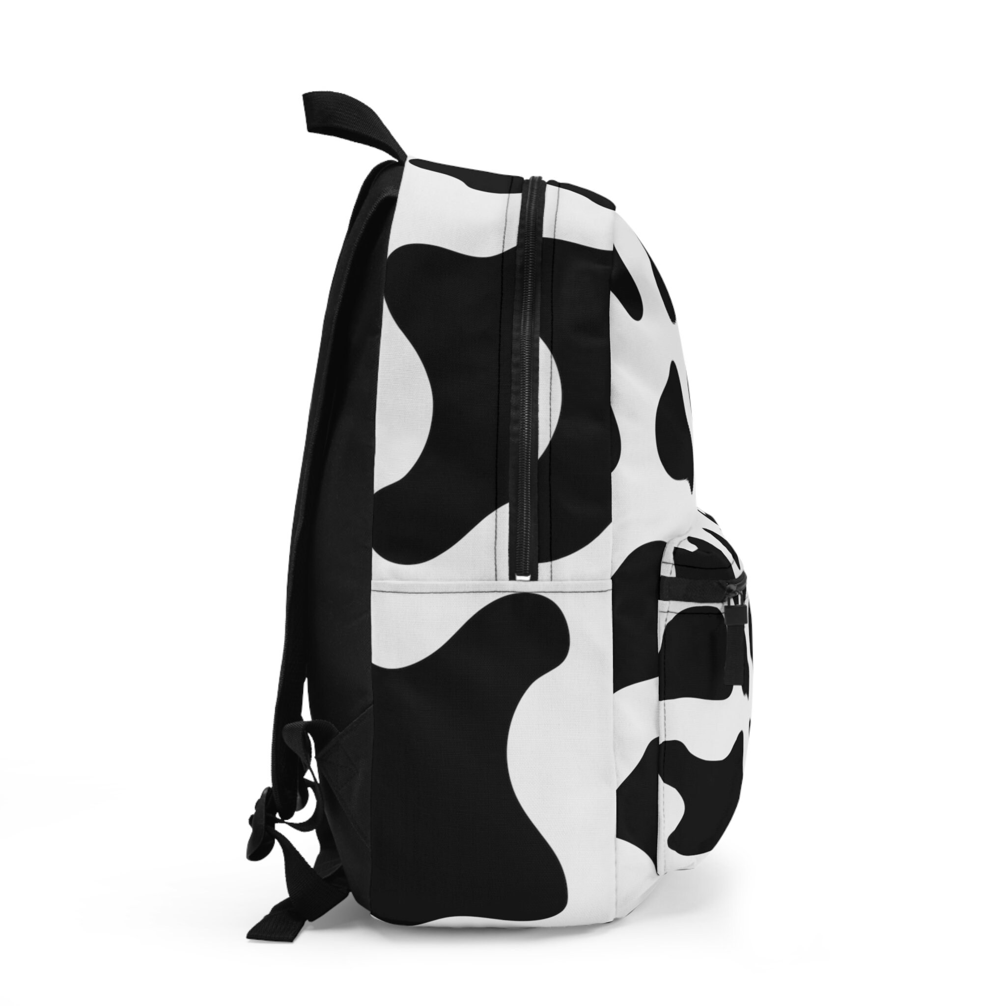 Cow Print Backpack Fun Design Back Pack for School. Book Bag - Etsy