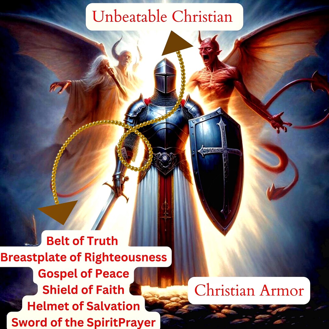 Christian Weaponsholy Spirit Armor of Godmandalorian Helmetnot Today ...