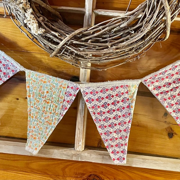 Upcycled Banner - Etsy