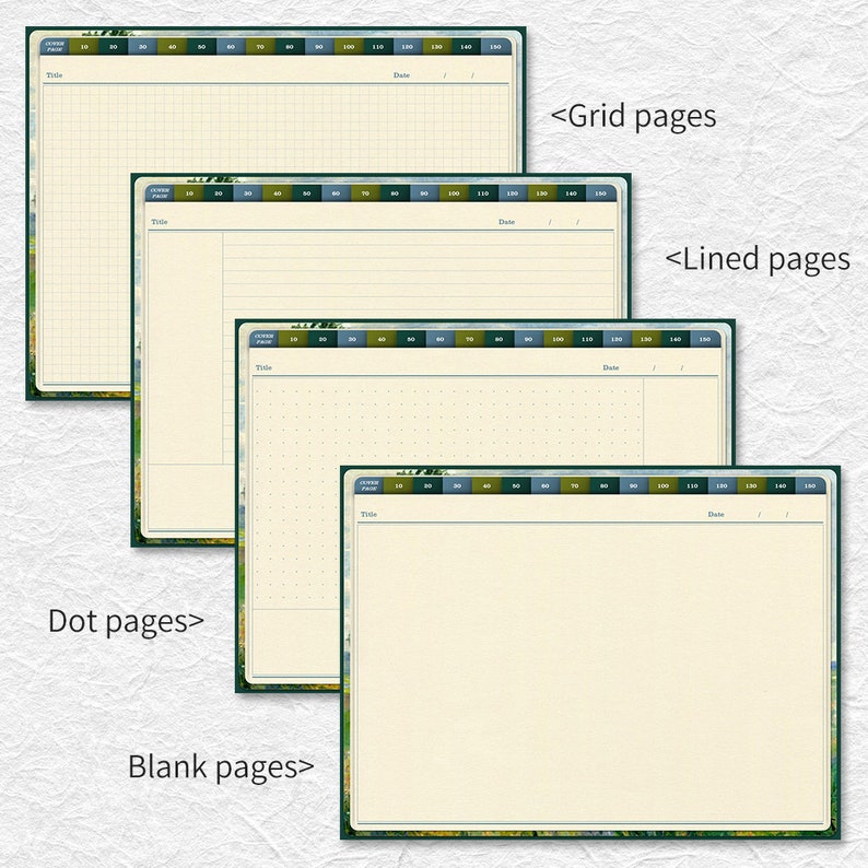 Oil Painting Digital Notebook Aesthetic Digital Planner & Notebook ...