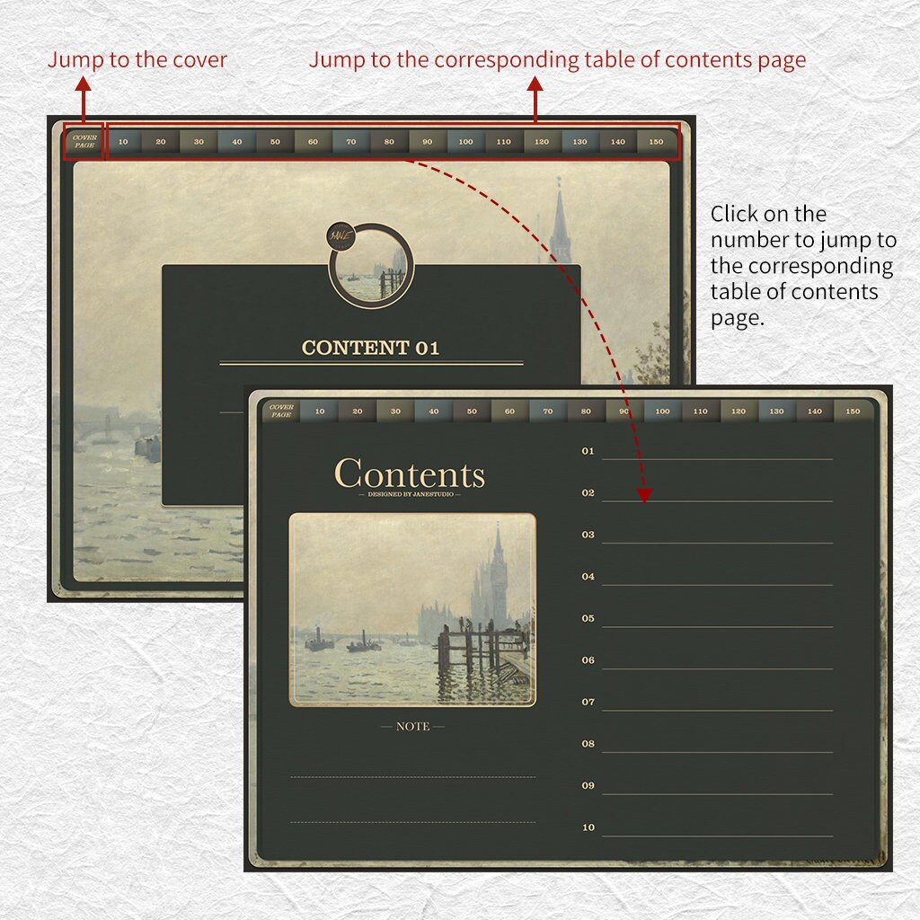 Westminster Digital Notebook With Free Digital Stickers Hyperlinked ...