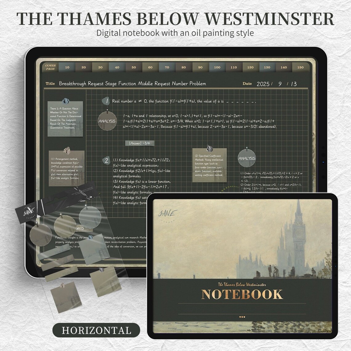 Westminster Digital Notebook With Free Digital Stickers Hyperlinked ...