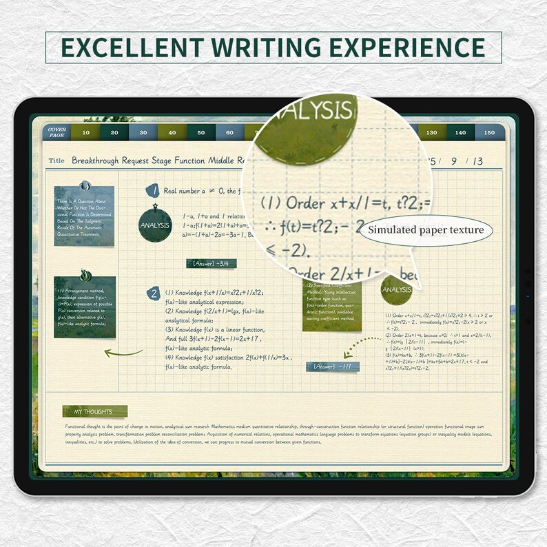 Oil Painting Digital Notebook Aesthetic Digital Planner & Notebook ...