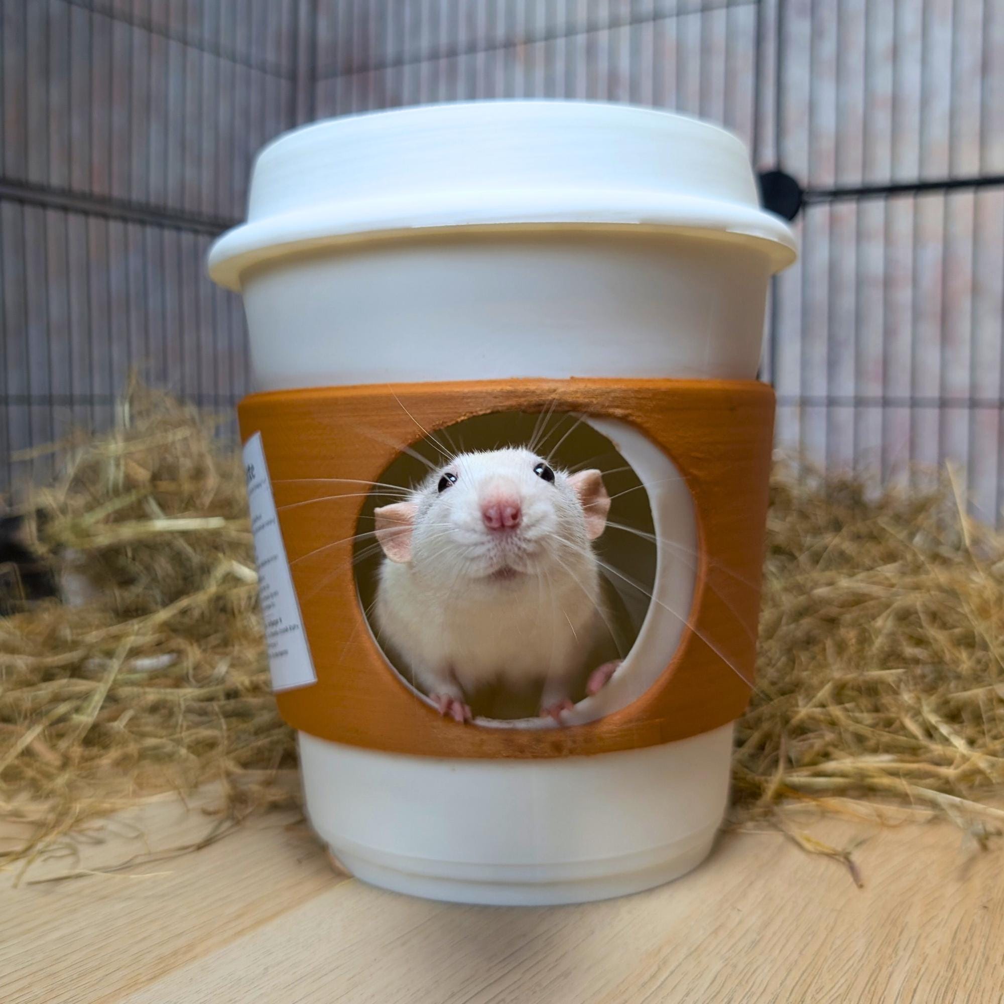 Rat Hide Coffee Cup | 3D Printed Small Animal Bed - Etsy
