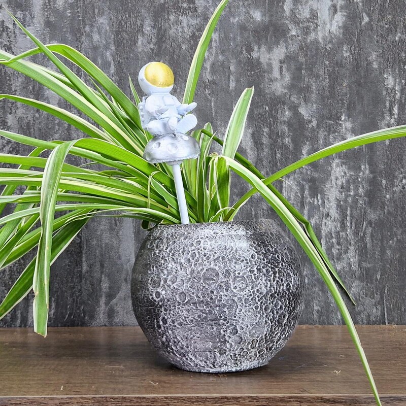 Silver Hanging Planter - Etsy