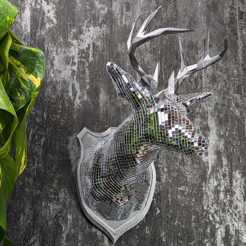 Deer Head Wall Mount Art - Etsy