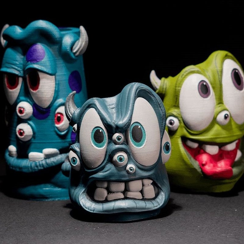 Monster Plant Pot - Etsy