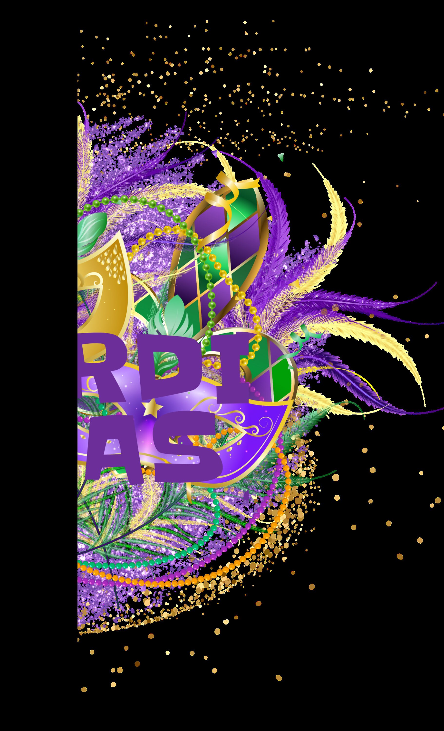 Mardi Gras Sub Png With FREE Pre Sliced Imagine for Bigger Print - Etsy