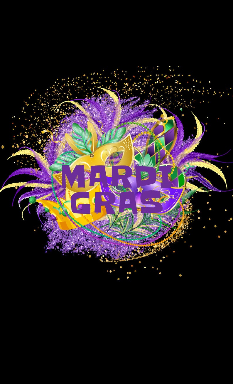 Mardi Gras Sub Png With FREE Pre Sliced Imagine for Bigger Print - Etsy