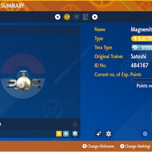 Shiny Magnemite 6IV Pokémon Scarlet Violet - Etsy