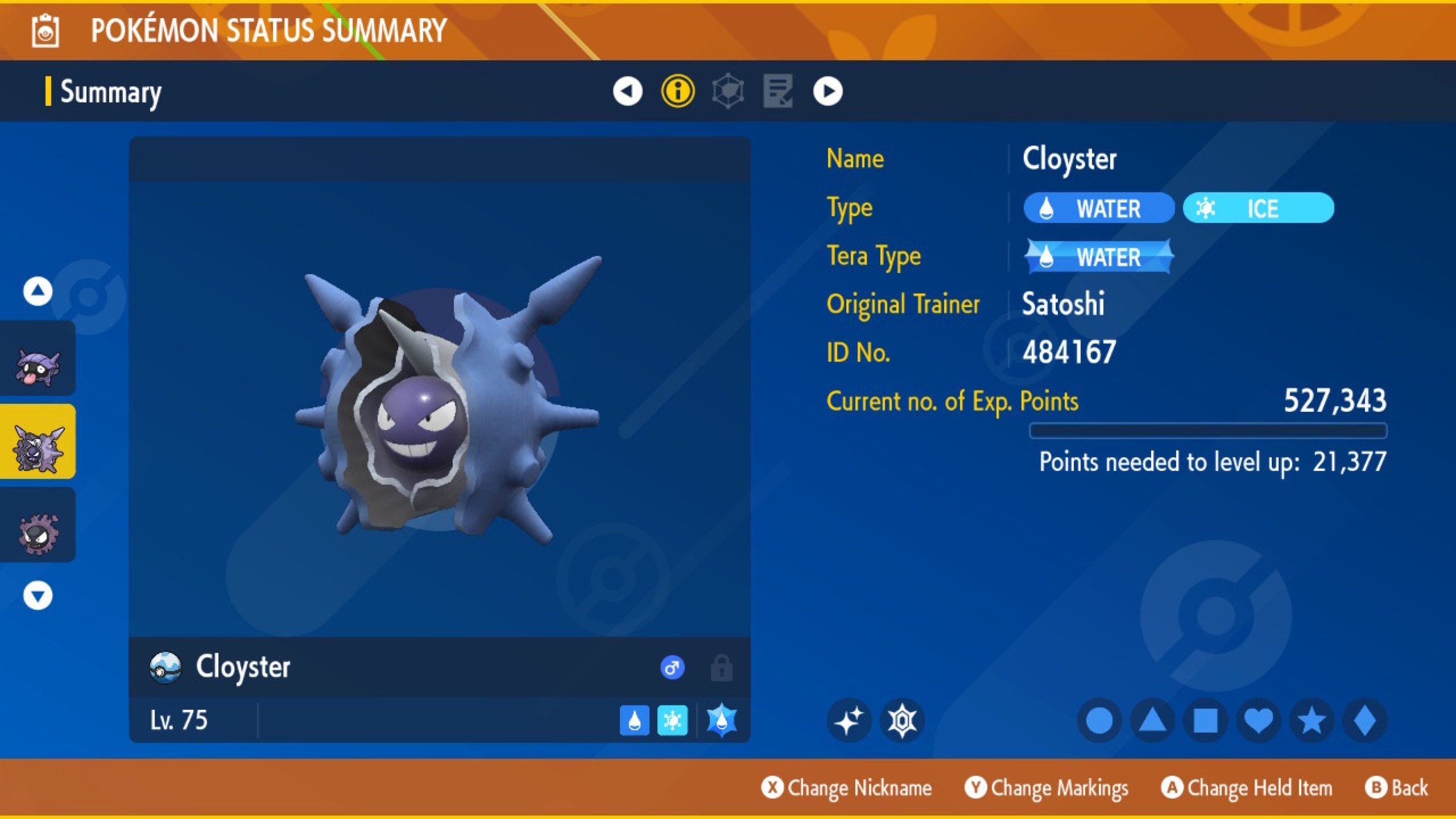 Shiny Cloyster 6IV Pokémon Scarlet Violet - Etsy