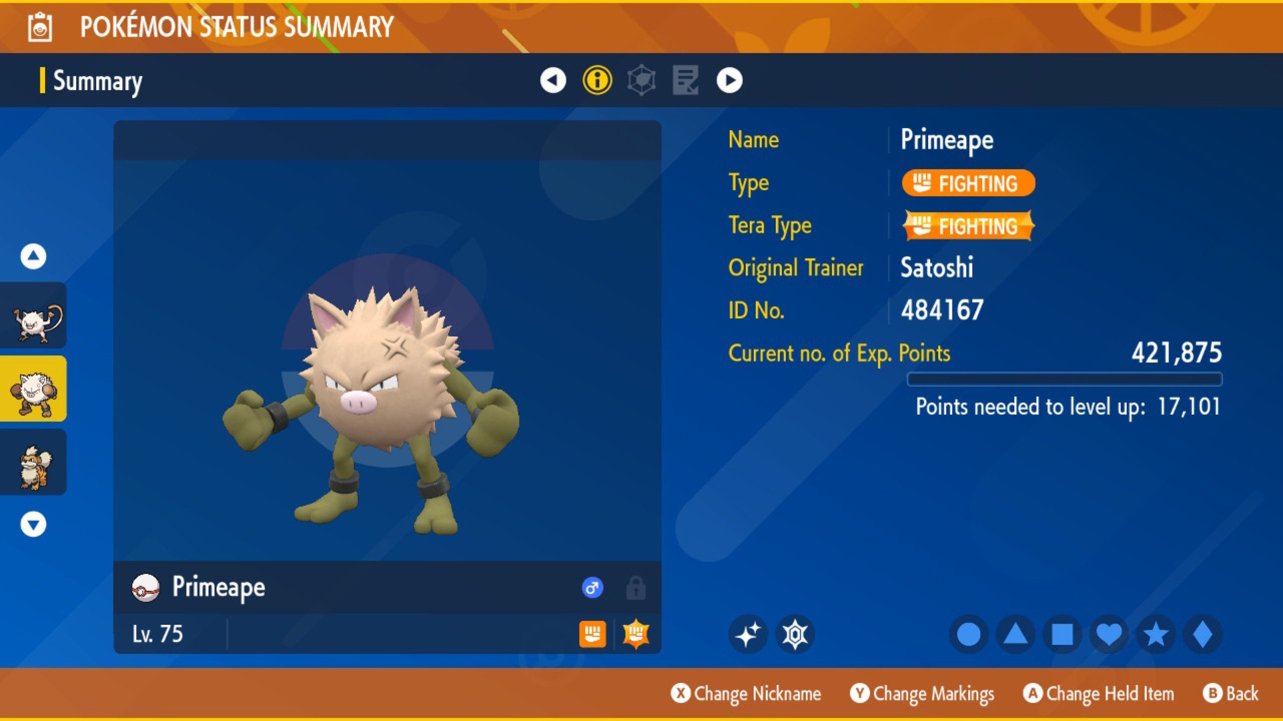 Shiny Primeape 6IV Pokémon Scarlet Violet - Etsy