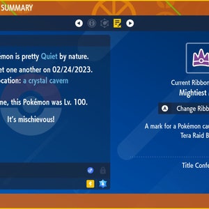 Pikachu Mightiest Mark Retired 7 Star Event Pokémon Scarlet/violet - Etsy