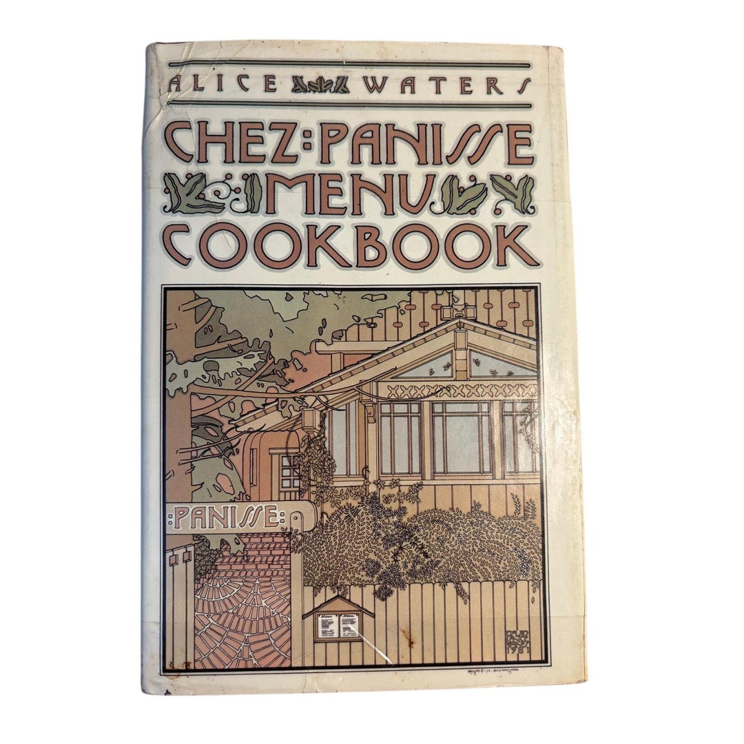 Chez Panisse Menu Cookbook Alice Waters 1st Ed June 1982 HB & DJ - Etsy
