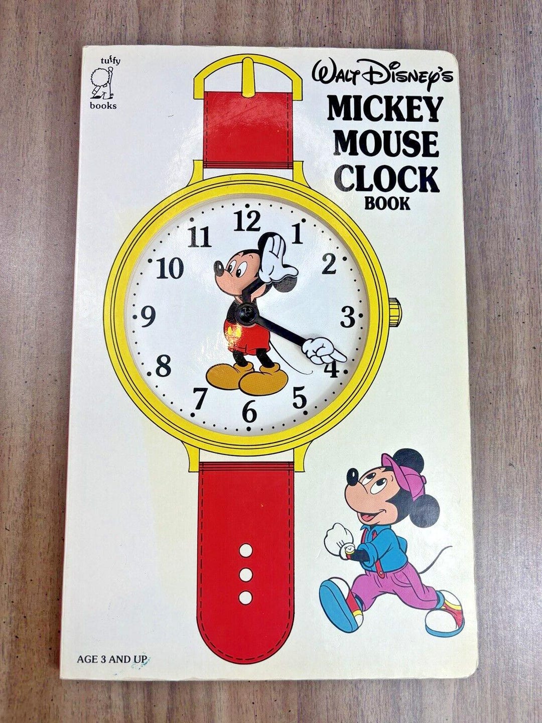 Walt Disney's Mickey Mouse Clock Book 1988 Vintage EUC - Etsy