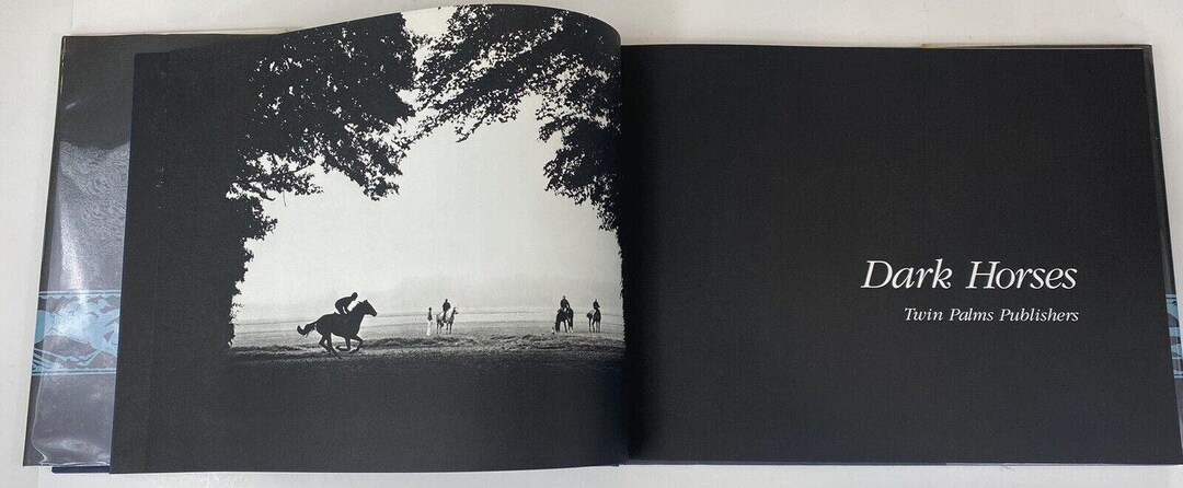 1988 First Ed. Dark Horses by Bill Barich, Photos by Norman Mauskopf HC ...
