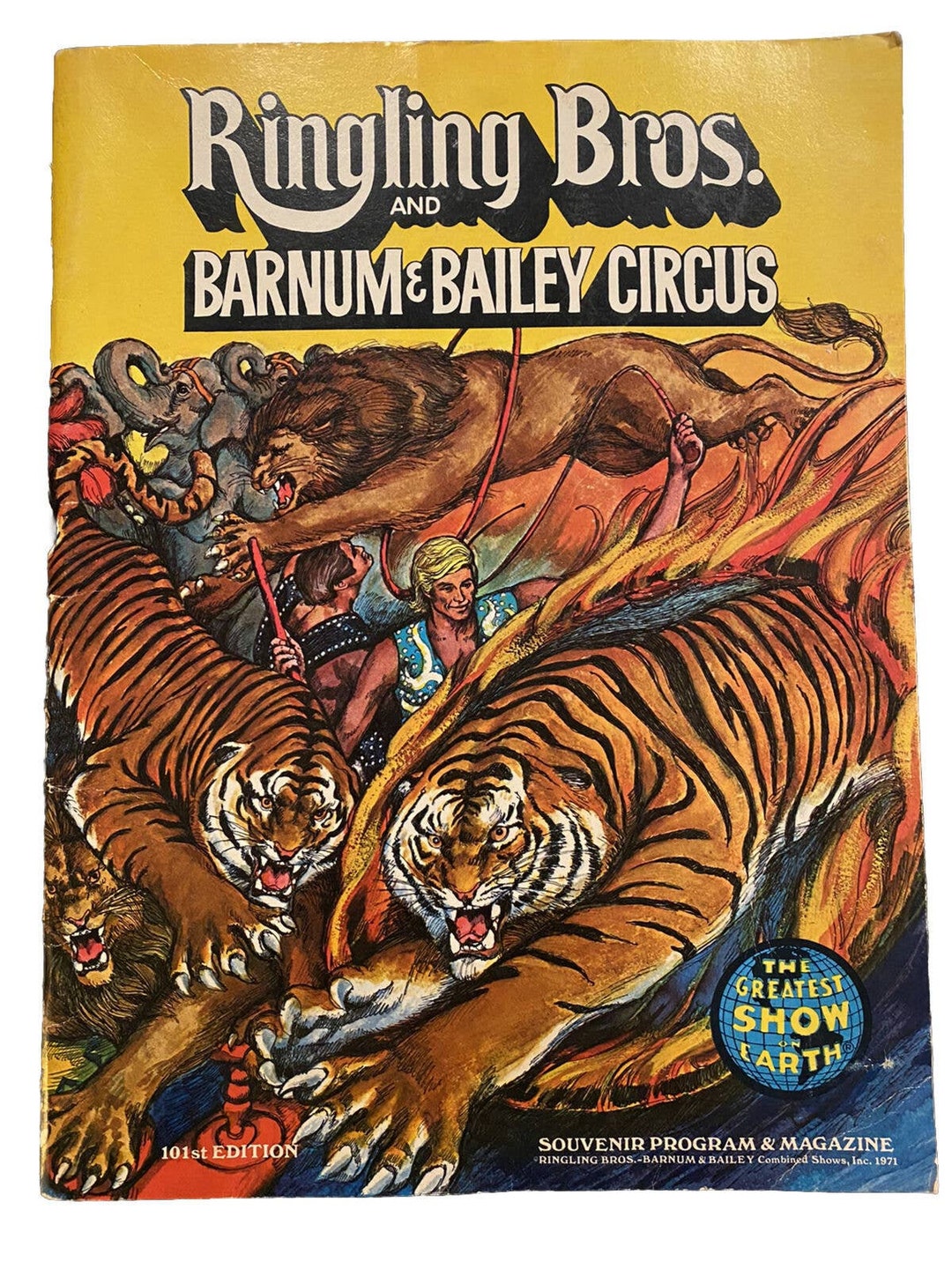 Ringling Bros and Barnum & Bailey Circus 101st Ed Souvenir Program ...