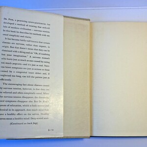 Release From Nervous Tension by David Harold Fink, M.D. Hardback + DJ ...