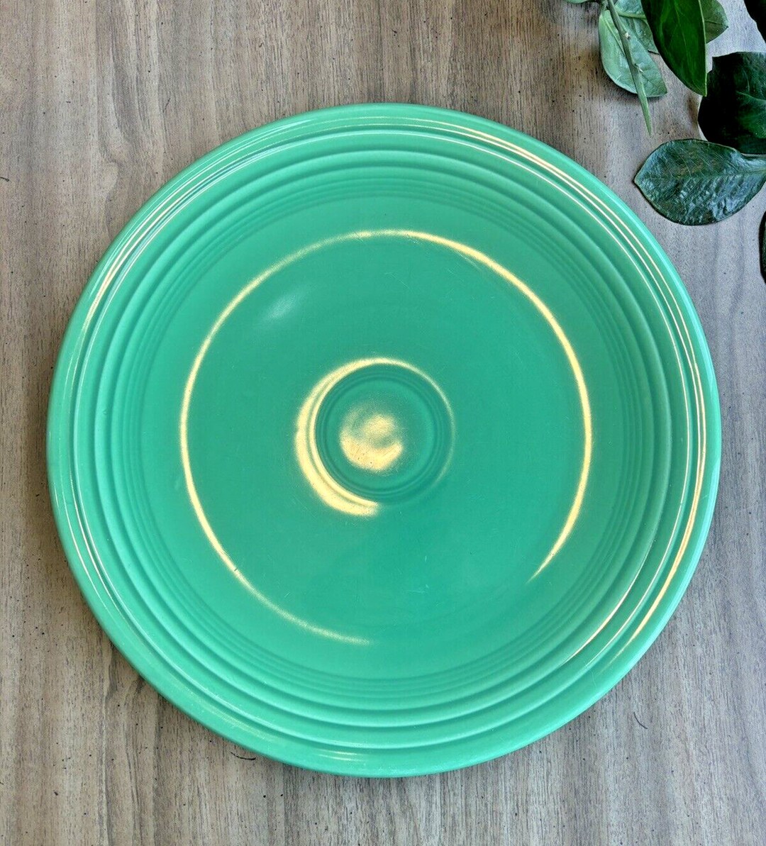 Vintage Fiesta Ware Jade Green Chop Plate: 14" Serving Platter - Etsy