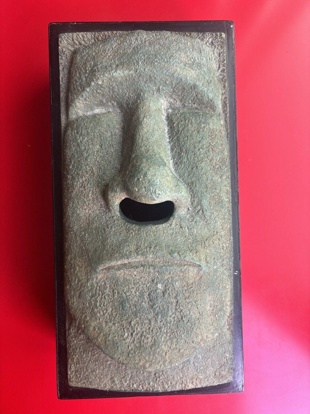 Vintage Rotary Hero Japan Tiki Tissue Paper Holder Faux Stone Retro ...