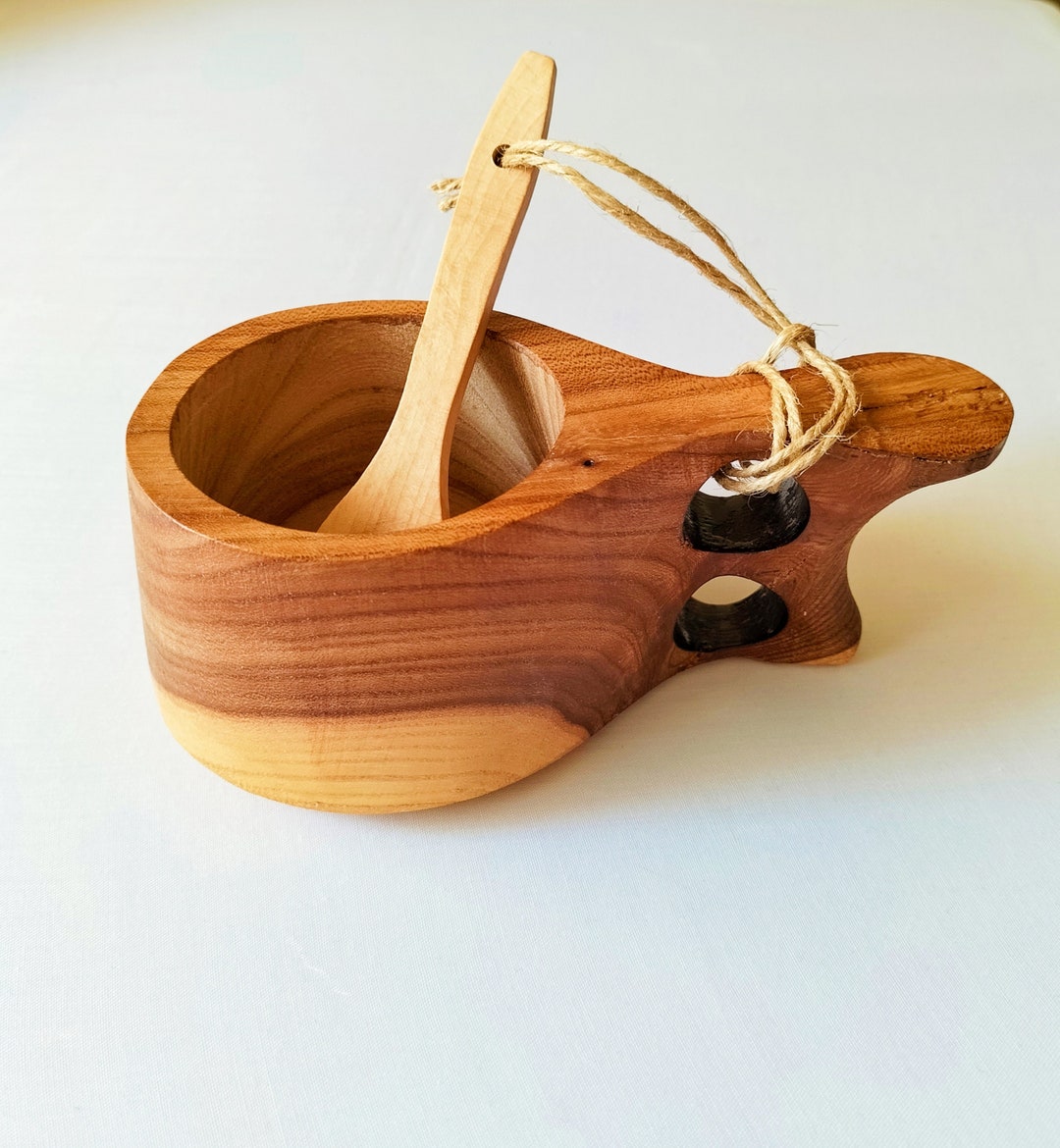 Handmade Kuksa Cup, Wooden Mug Special for Campers, Portable Camping ...