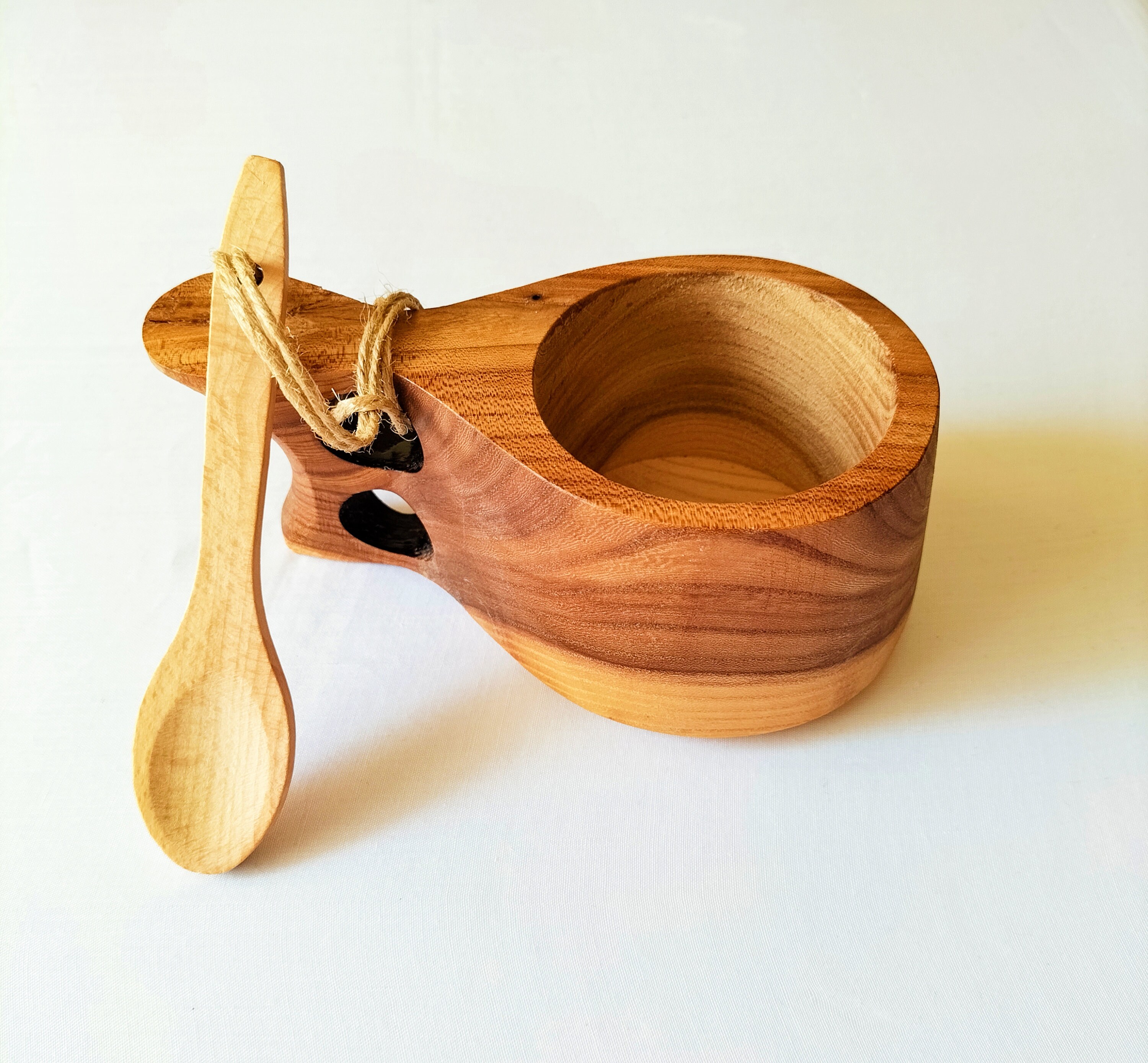 Handmade Kuksa Cup, Wooden Mug Special for Campers, Portable Camping ...