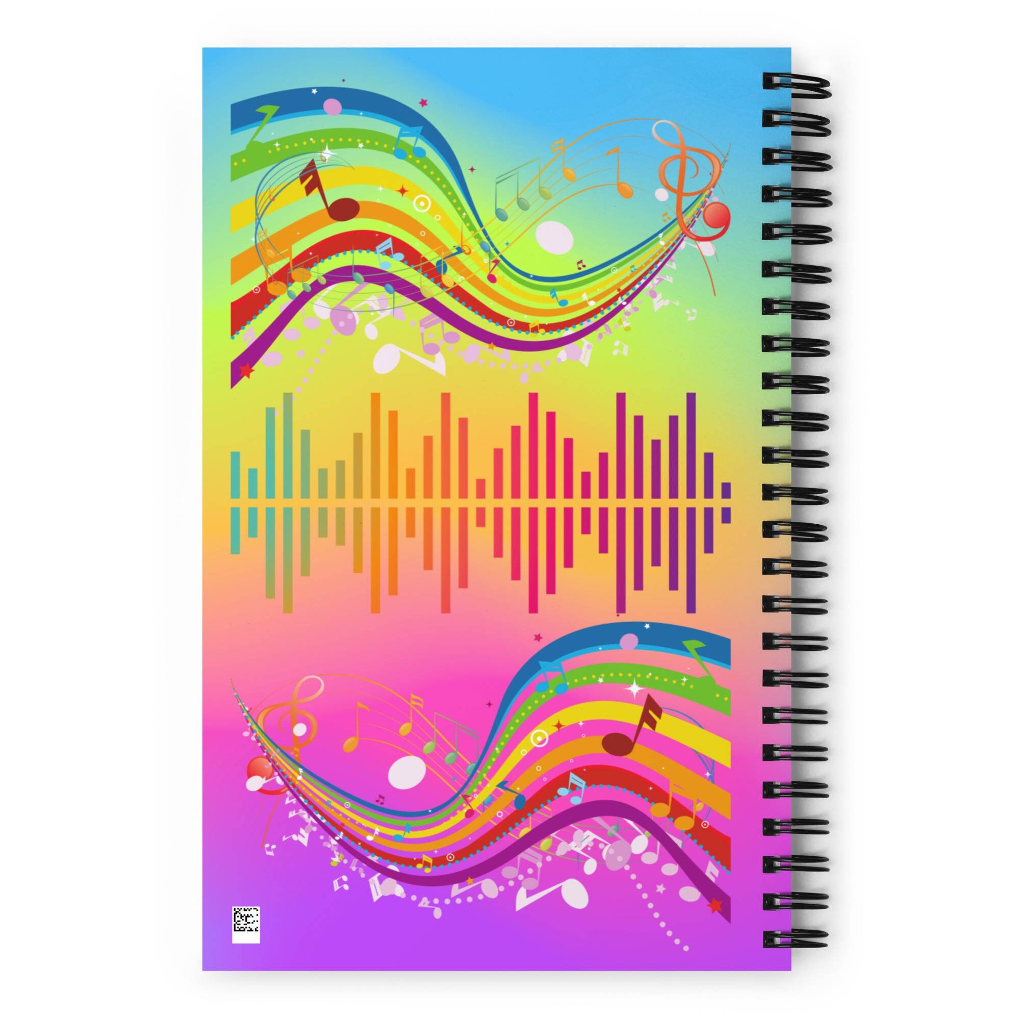Gabby's Dollhouse Notebook, DJ Catnip Rainbow Spiral, DJ Catnip Present ...