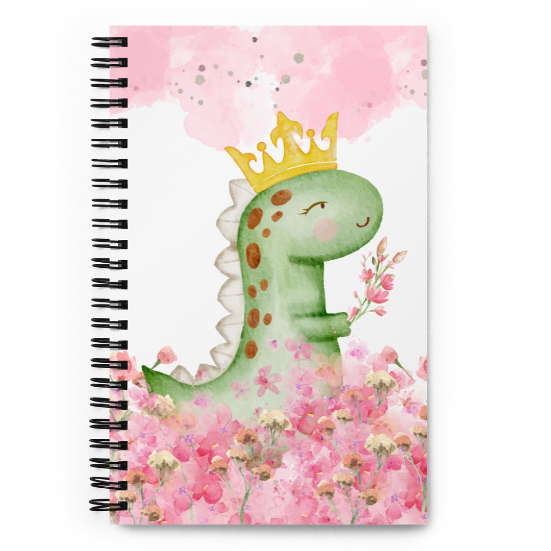 Dinosaur Notebook, Princess Instant, Dino Notebook, Dinosaur Lover ...