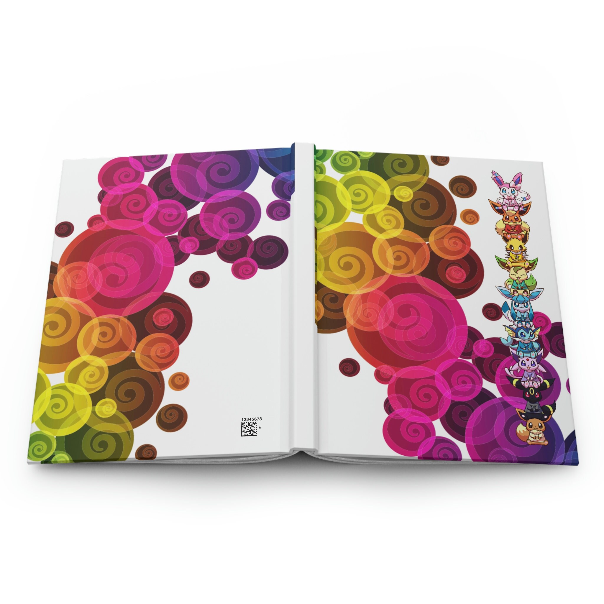 Pokémon Eevee Eeveelution Hardcover Journal, Pokemon Notebook, Pokémon ...