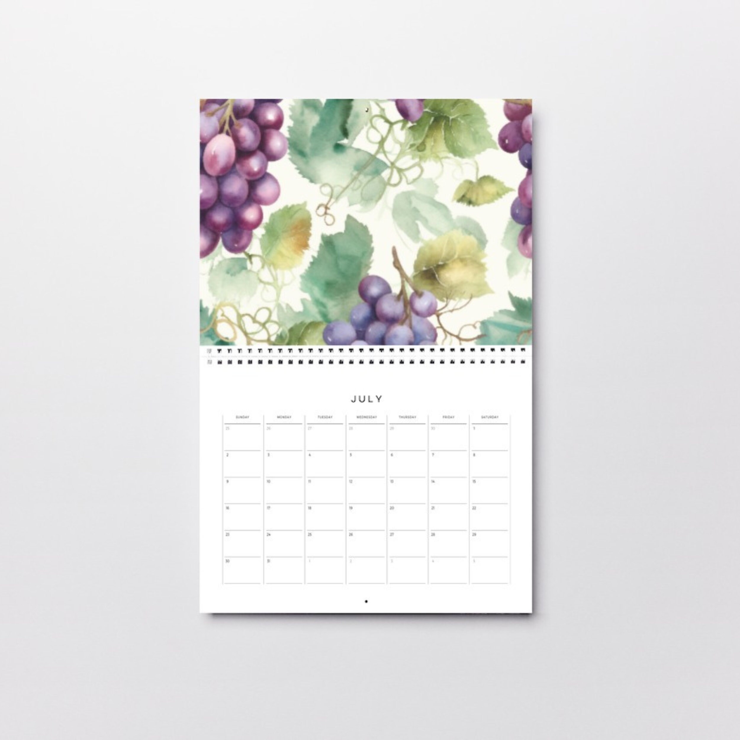 Grapes Watercolor Digital Paper Seamless Patterns Fruit - Etsy