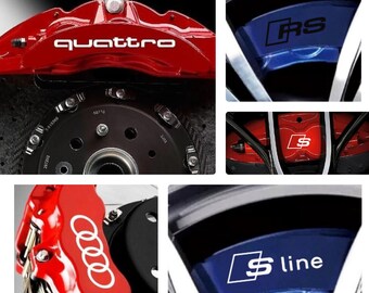 Audi Brake Caliper Stickers - Etsy