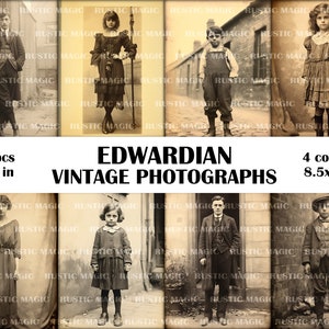 AI Edwardian Era Photo Collection / Vintage Collage / Junk Journal ...