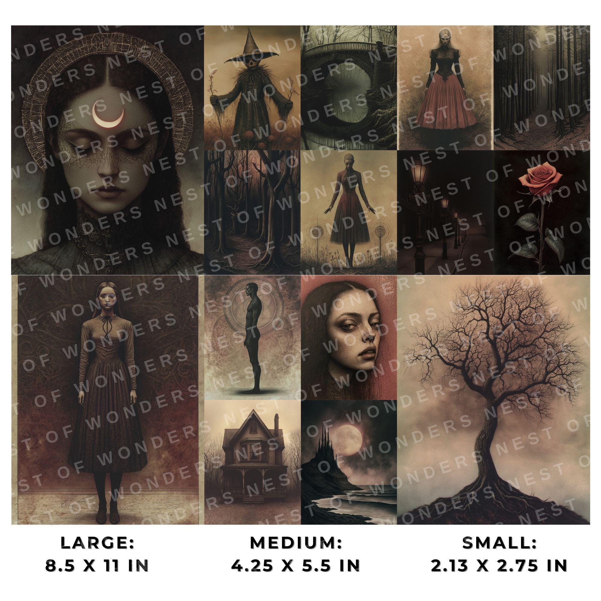 Unsettling World / Spooky Dark Red Halloween / Surreal Horror World ...