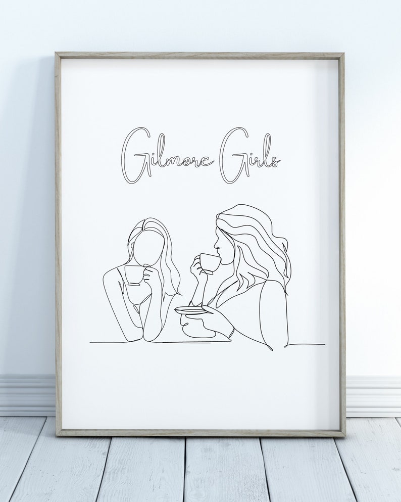 Printable Gilmore Girls Poster, Gilmore Girls Art, Gilmore Girls Wall ...