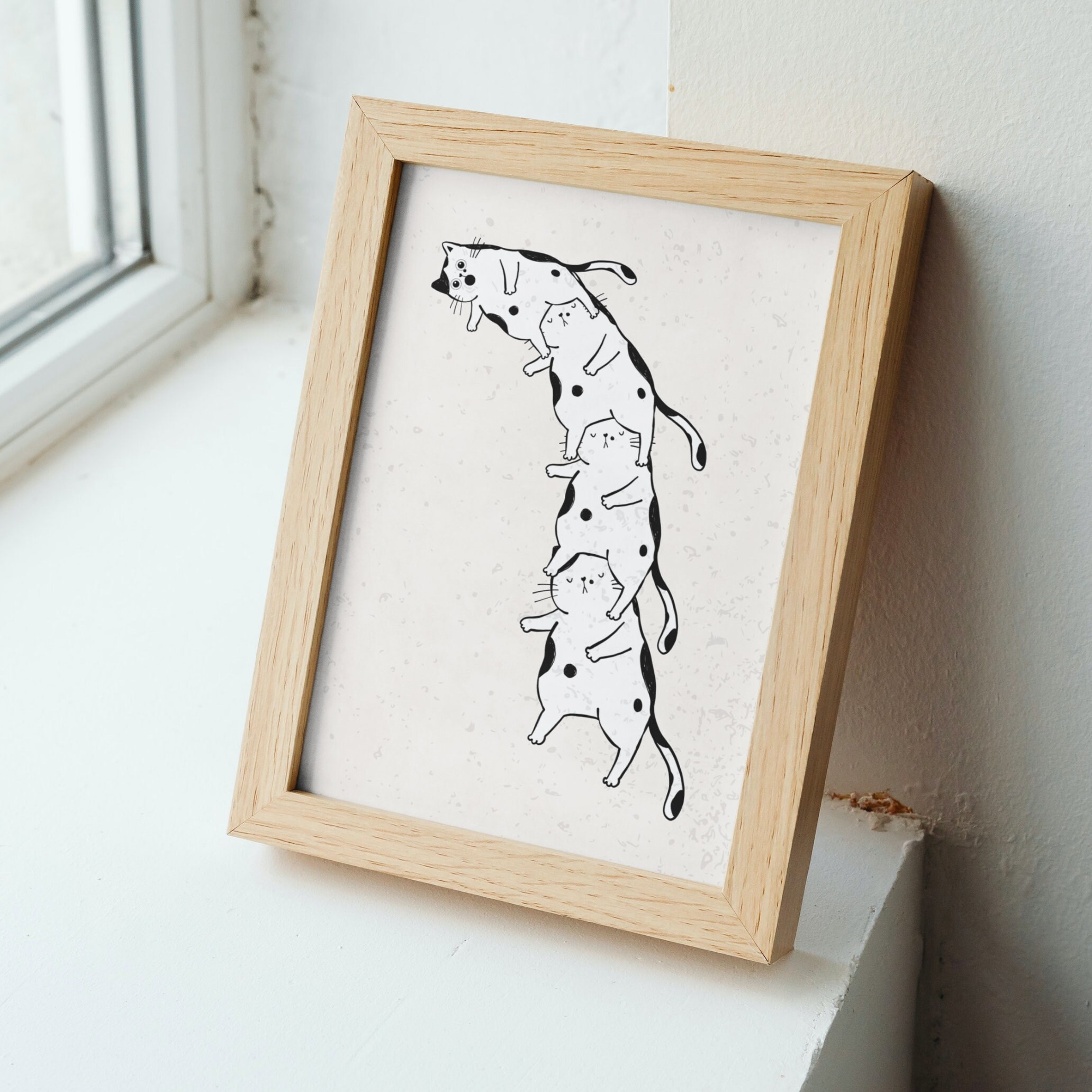 Funny Cats Poster, Printable Cute Poster, Printable Cats Poster ...