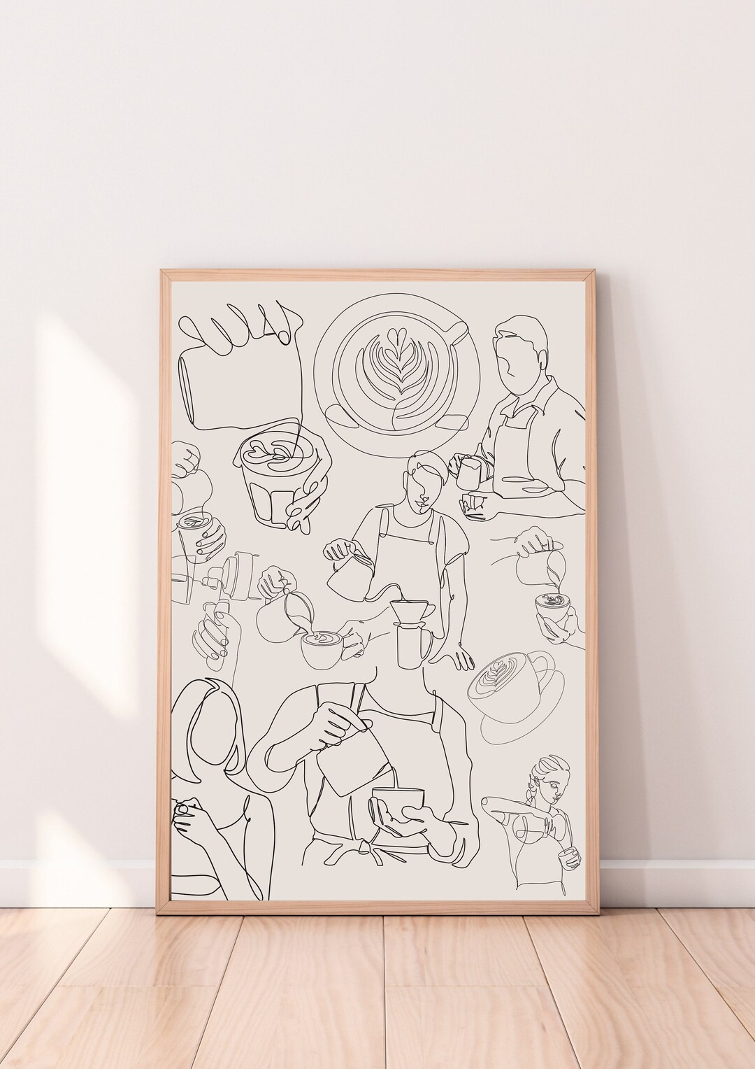 Cafe Decor, Kitchen Wall Decor, Barista Poster, Cafe Printable Poster ...