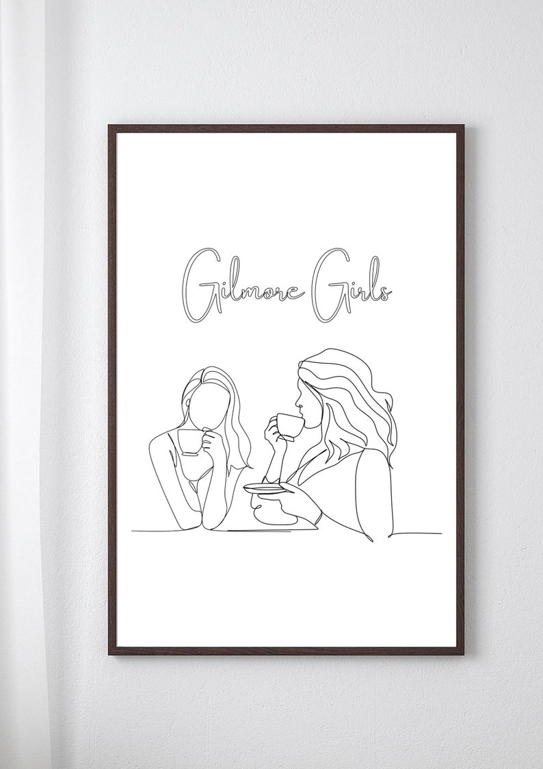 Printable Gilmore Girls Poster, Gilmore Girls Art, Gilmore Girls Wall ...