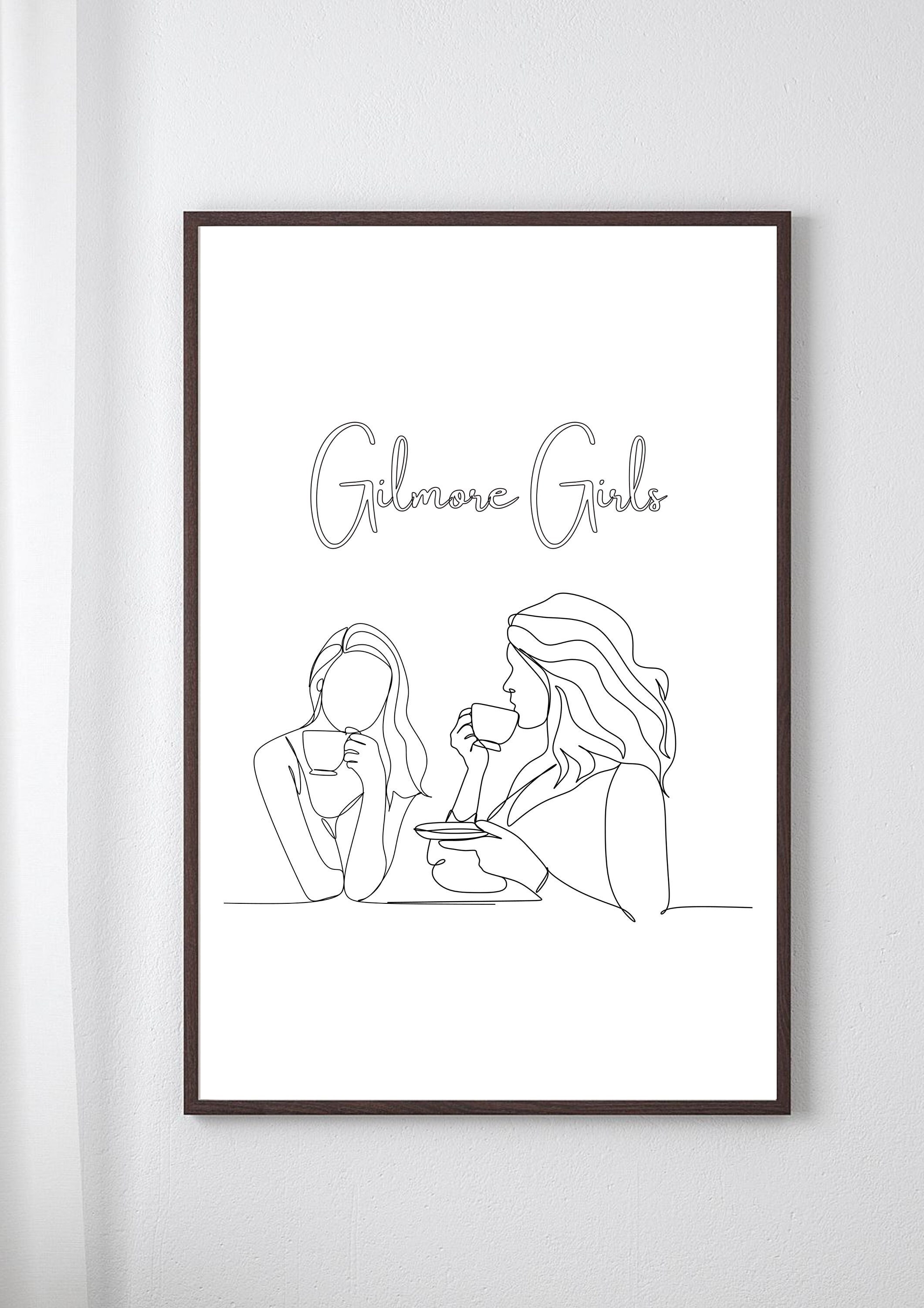Printable Gilmore Girls Poster, Gilmore Girls Art, Gilmore Girls Wall ...