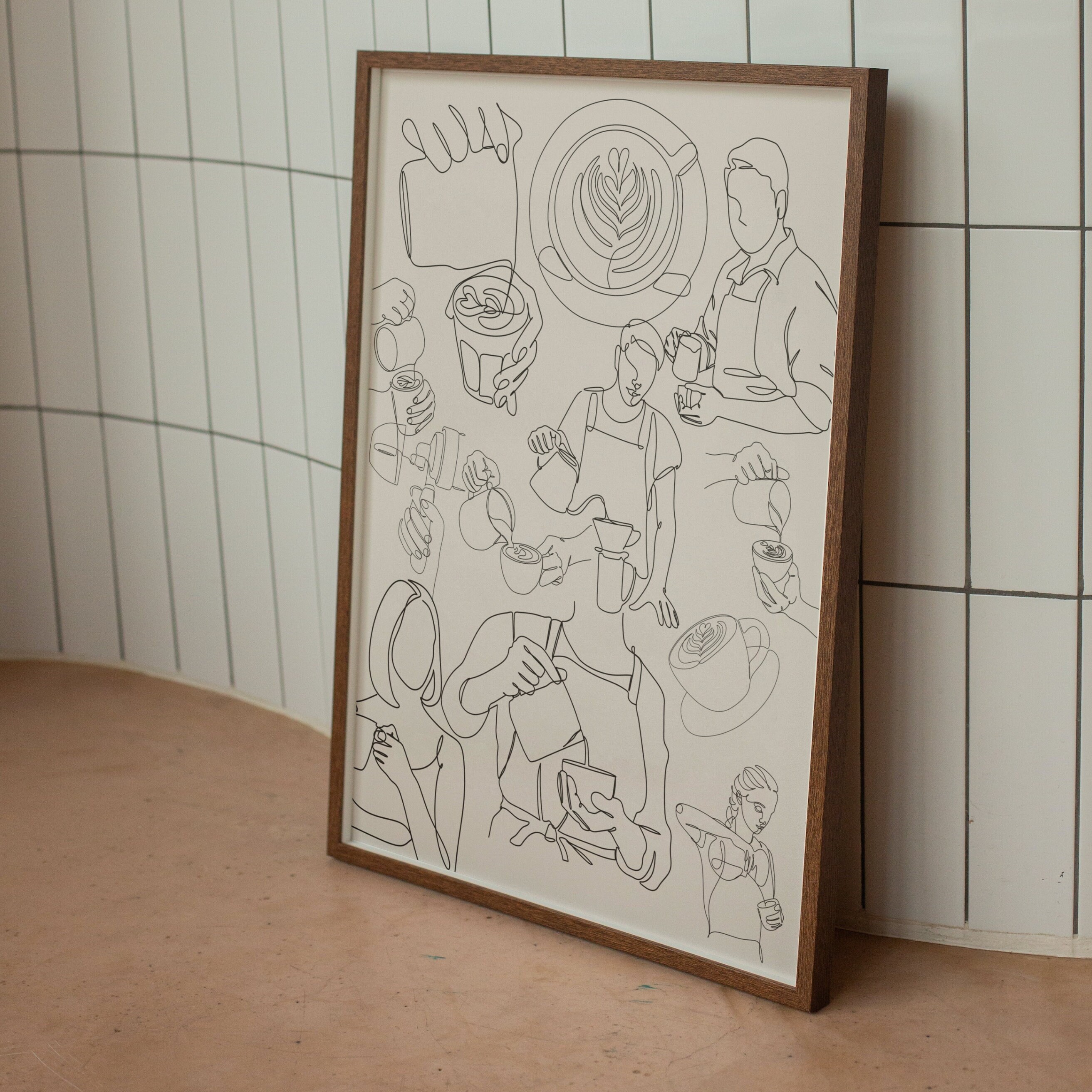 Cafe Decor, Kitchen Wall Decor, Barista Poster, Cafe Printable Poster ...